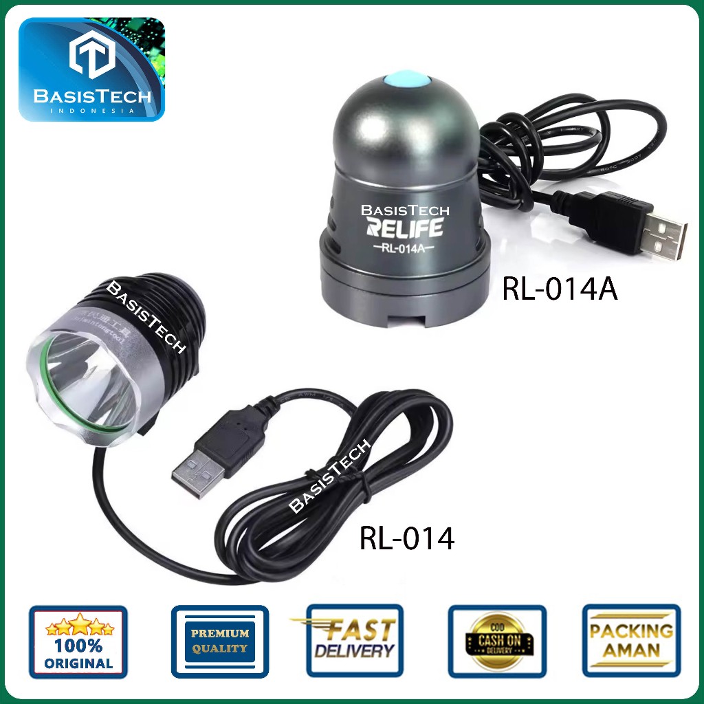 Jual LAMPU SENTER UV PENGERING LEM PCB UV CURING LAMP RELIFE RL-014 RL-014A ORIGINAL | Shopee ...