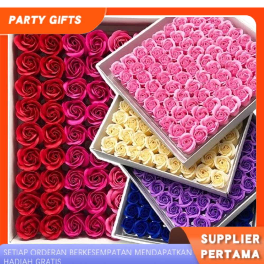 Jual PARTYGIFTS Bunga Mawar Sabun Gift Hadiah Valentine Kelopak Rose ...