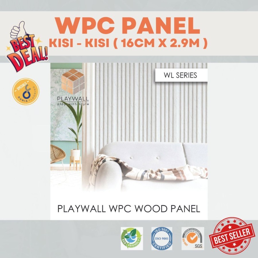 Jual WPC PANEL PVC kisi-kisi ( KO & KN series ) | Shopee Indonesia
