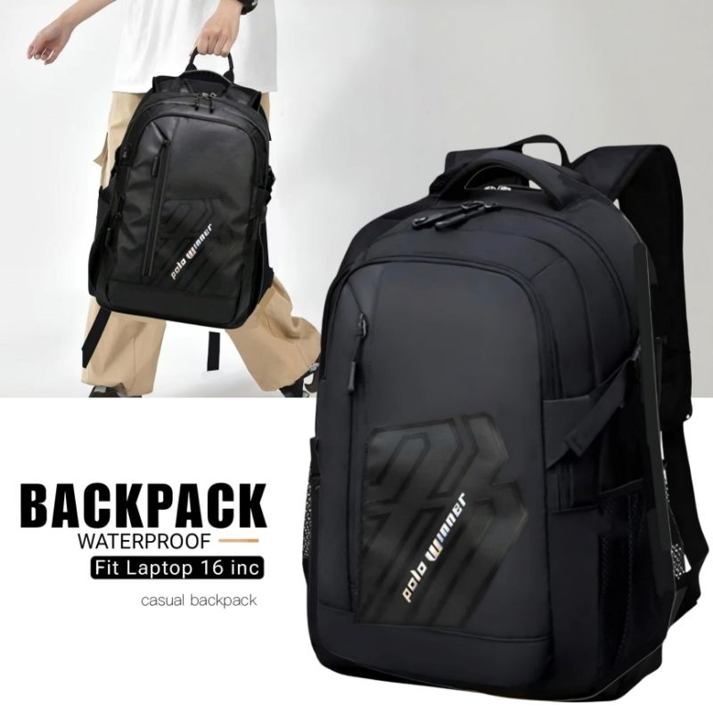 Jual Backpack Pria Waterproof Tas Sekolah Pria Tas Laptop Tas Pria Tas ...