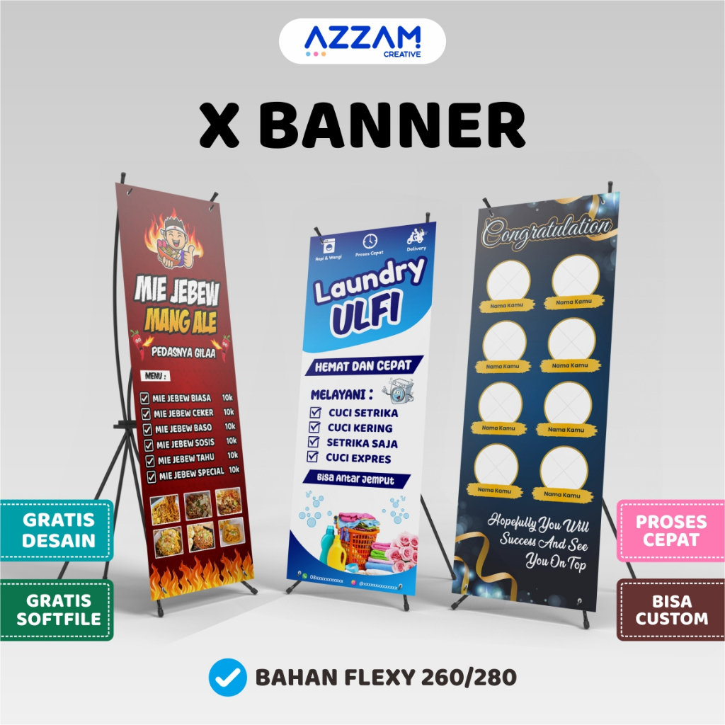 Jual CETAK X BANNER / CETAK SPANDUK / CETAK BANNER / CETAK SPANDUK ...