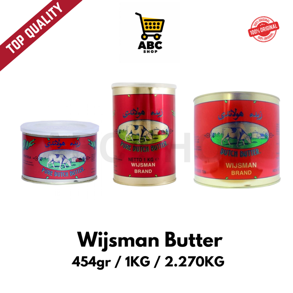 Jual Wijsman Butter / mentega wisman 454gr / 1KG / 2.270KG | Shopee ...