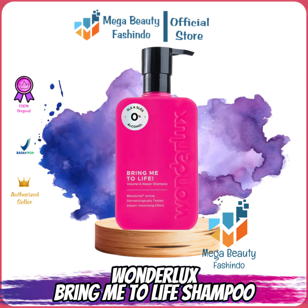 Jual Wonderlux Bring Me To Life! Shampoo to Volume & Repair Hair Damage ...
