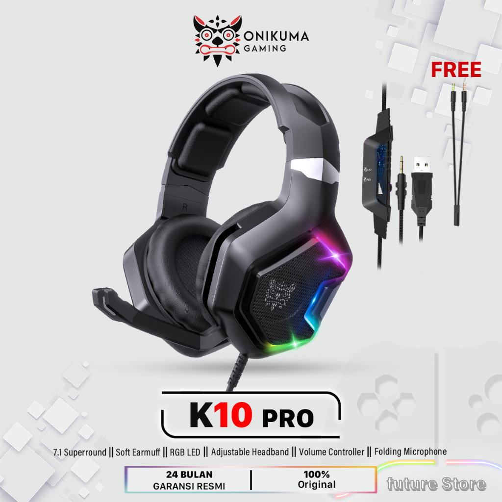 Jual Onikuma Headphone PRO Headset With Rgb Luminescence Pc Esport Game ...