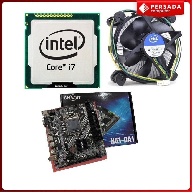 Jual PAKET INTEL CORE I7 2600 + MOTHERBOARD H61 NEW | Shopee Indonesia
