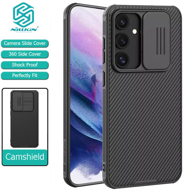 Jual Nillkin Camshield Pro Case Samsung Galaxy S24 FE - Camera Cover Guard Armor Hybrid PC TPU ...
