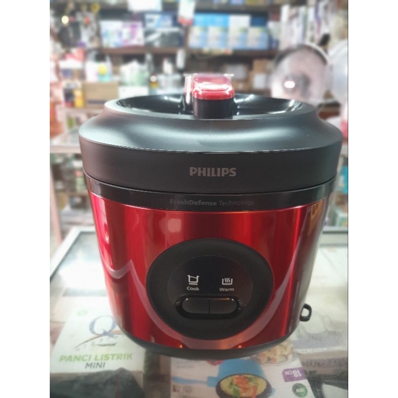 Jual PHILIPS Rice Cooker 1,8 liter 3in1 HD-3211 RED | Shopee Indonesia