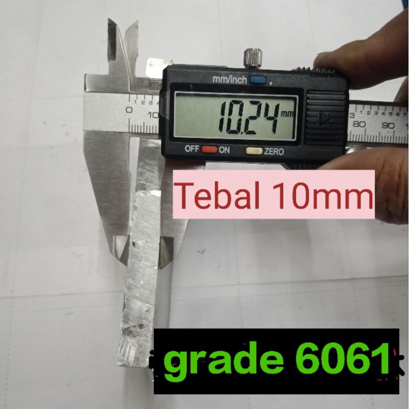Jual Plat Aluminium 10mm x 180mm x 600mm (6061) | Shopee Indonesia