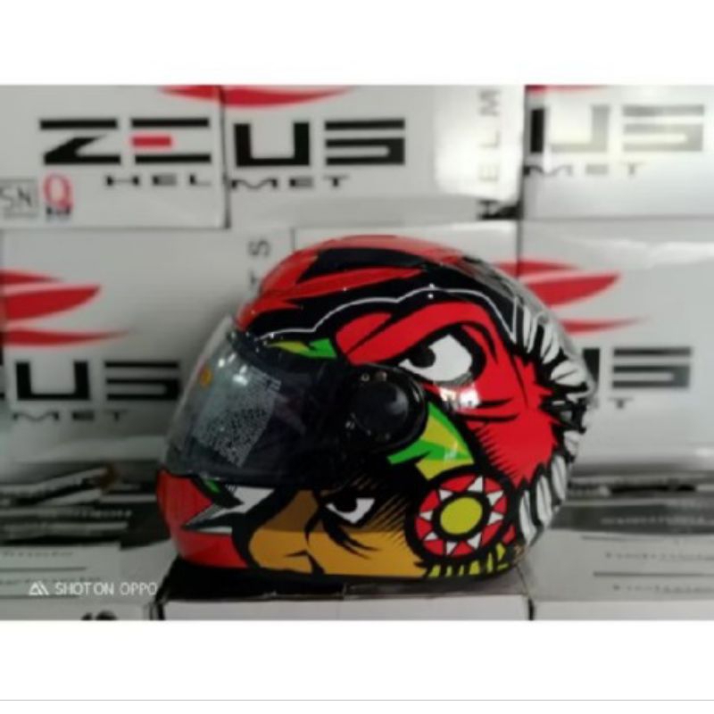 Jual HELM ZEUS 811 AL 29 RED ORIGINAL FULL BOK | Shopee Indonesia
