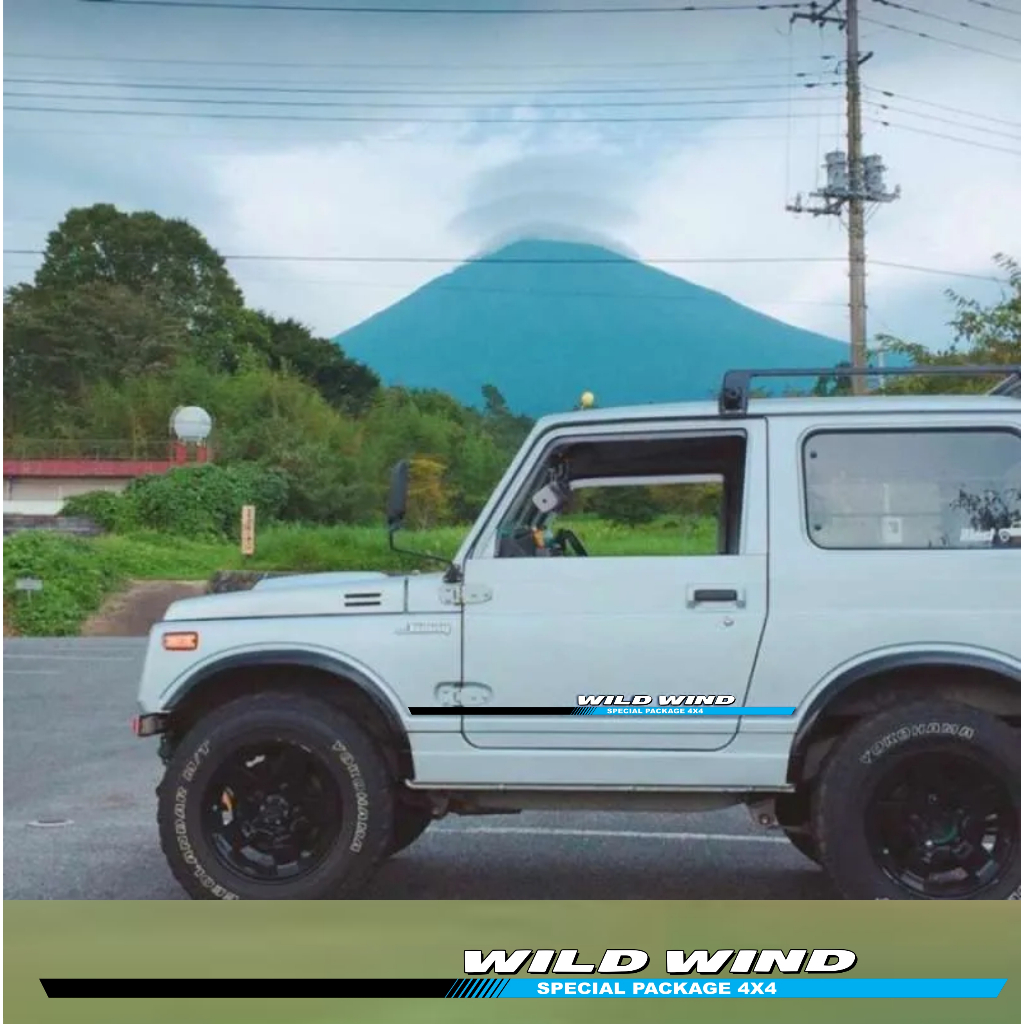 Jual STICKER MOBIL side decal cutting suzuki katana jimny wild wind ...