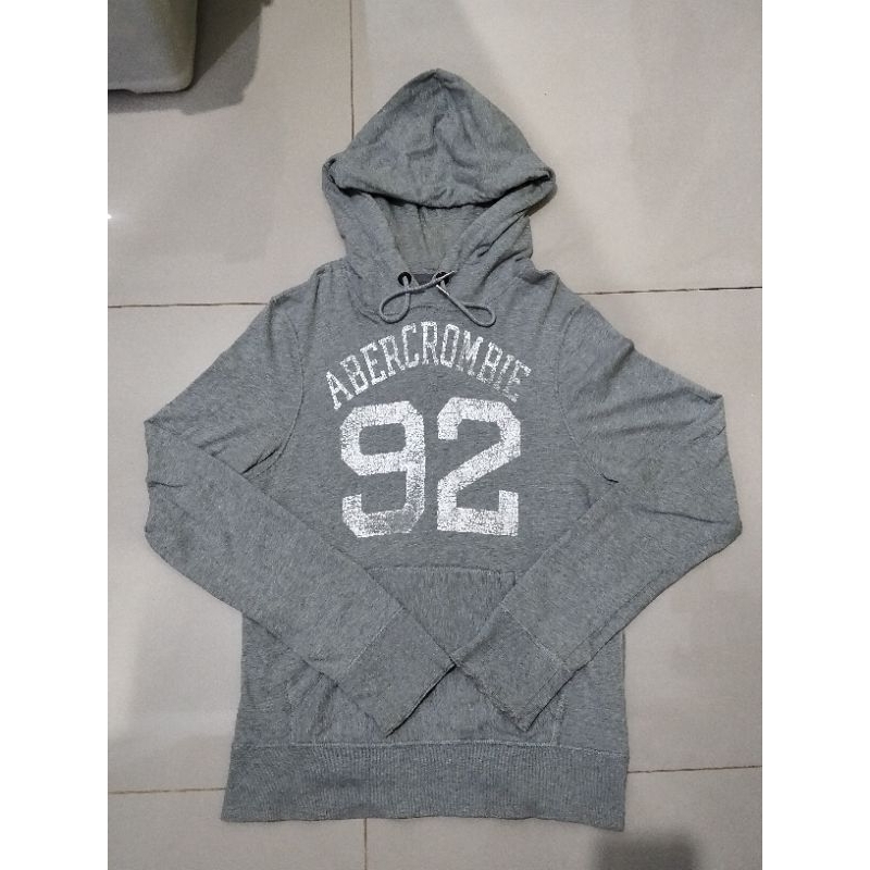 Jual Hoodie Abercrombie & Fitch Grey (Ripped Jacket ) | Shopee Indonesia