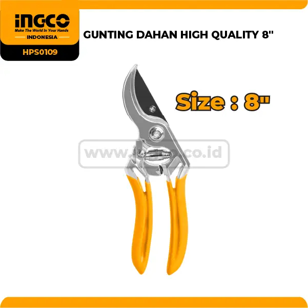 Jual Pruning Shear 8" Inch INGCO HPS0109 Gunting Dahan Batang Daun ...