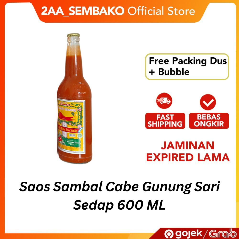 Jual Saos Sambal Cabe Gunung Sari Sedap 600 ML | Shopee Indonesia