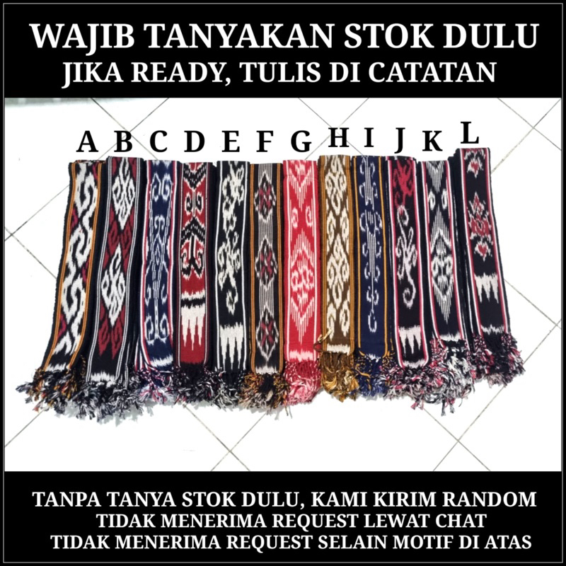 Jual Ikat Kepala Tenun | Syal Tenun | Syal Kain Tenun | Ikat kepala ...