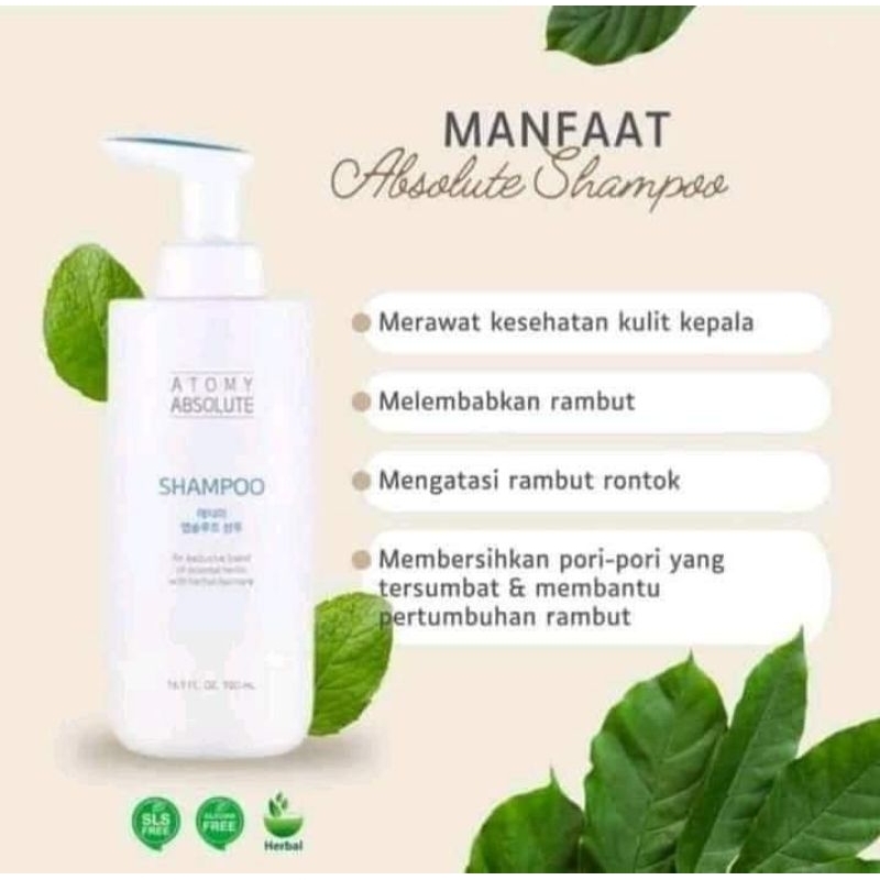 Jual Atomy SHAMPO ABSOLUTE SHAMPOO 500 ml Original Korea | Shopee Indonesia