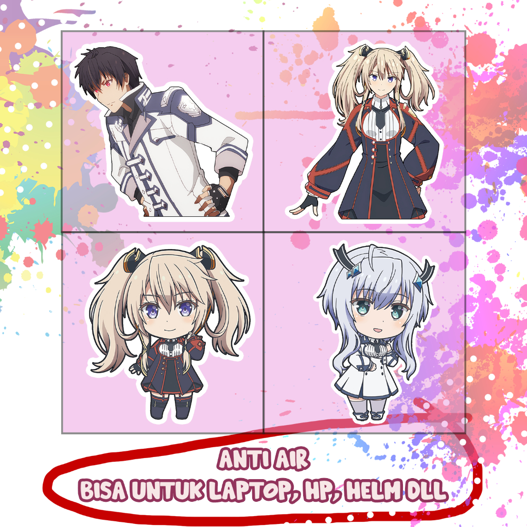 Jual Stiker Maou Gakuin Demon King Anos Sasha Misha, Sticker Lucu Murah ...