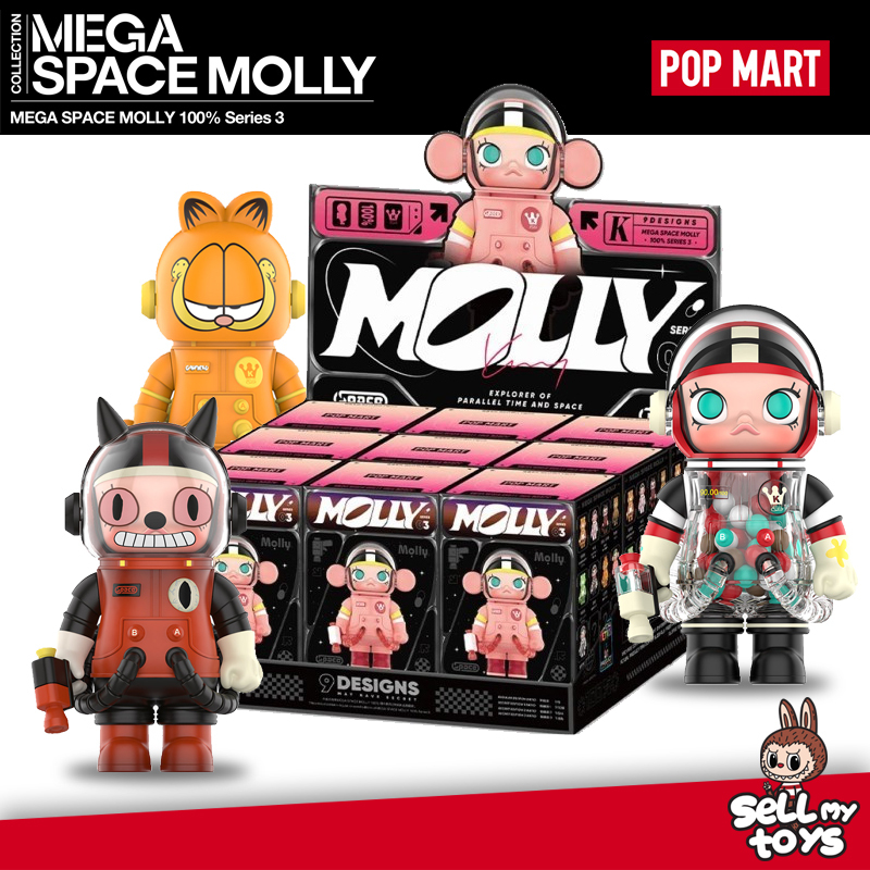 Jual POP MART MEGA COLLECTION 100% SPACE MOLLY Series 3 Blind Box ...