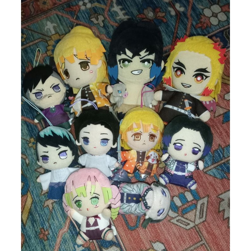 Jual Boneka doll anime Demon slayer Ds rengoku zenitsu inosuke tamayo ...