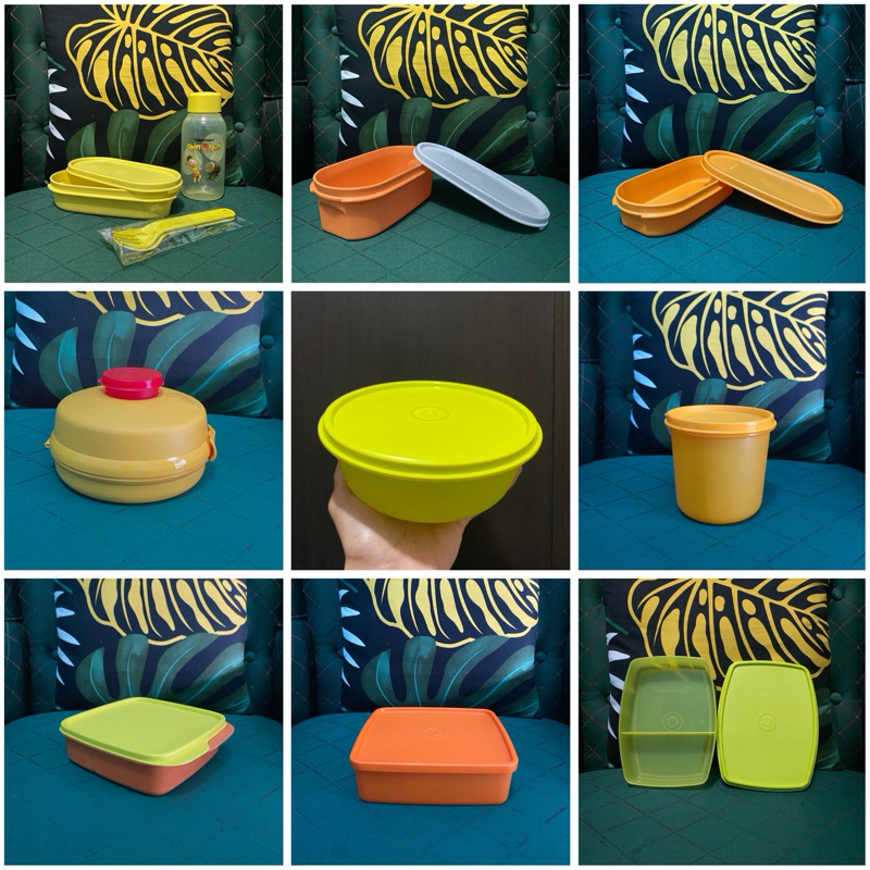 Jual Aneka Tempat Bekal Tupperware (Oval, Lolly, Modular Bowl, Bento ...