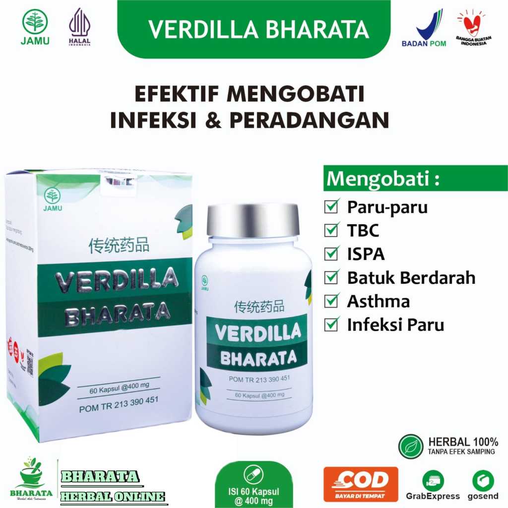 Jual Verdilla Bharata Obat Paru Paru TBC ISPA Asma Batuk Berdarah ...