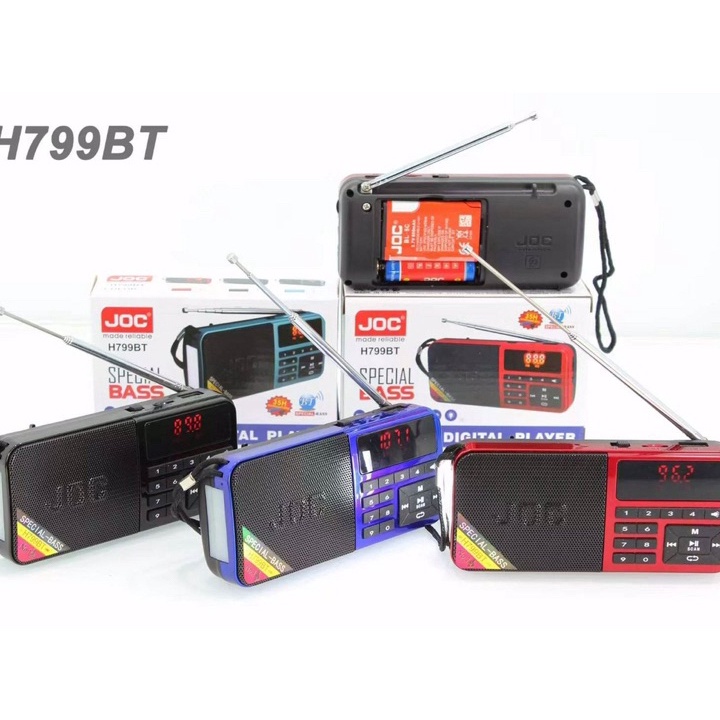 Jual Speaker JOC H111 USB JOC H111BT Music Player FM Radio Radio Kecil ...