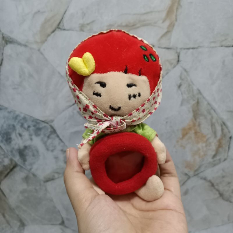 Jual Boneka Cartoon Character Korea Dalki Strawberry Original Brand ...