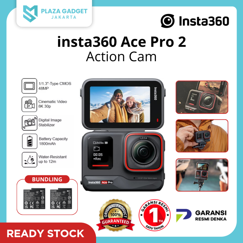 Jual Insta360 Ace Pro 2 8K AI Powered Action Camera Leica Insta 360 Action Cam - Garansi Resmi ...