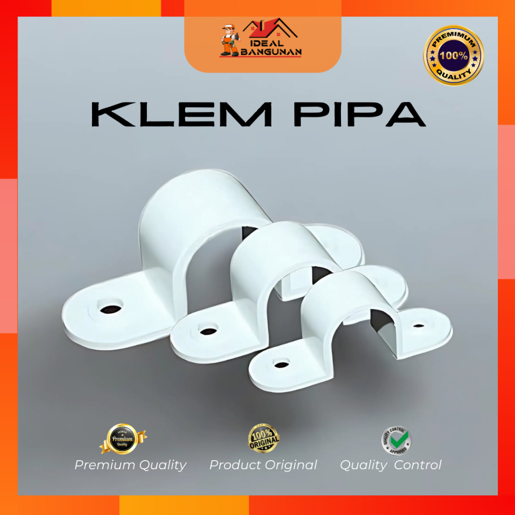 Jual [READY] KLEM PIPA | ARROW KLAM PIPA PVC | KLEM PIPA PARALON ...