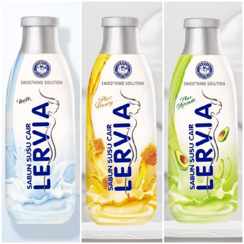 Jual LERVIA SABUN MANDI SUSU CAIR BOTOL 250ML | Shopee Indonesia
