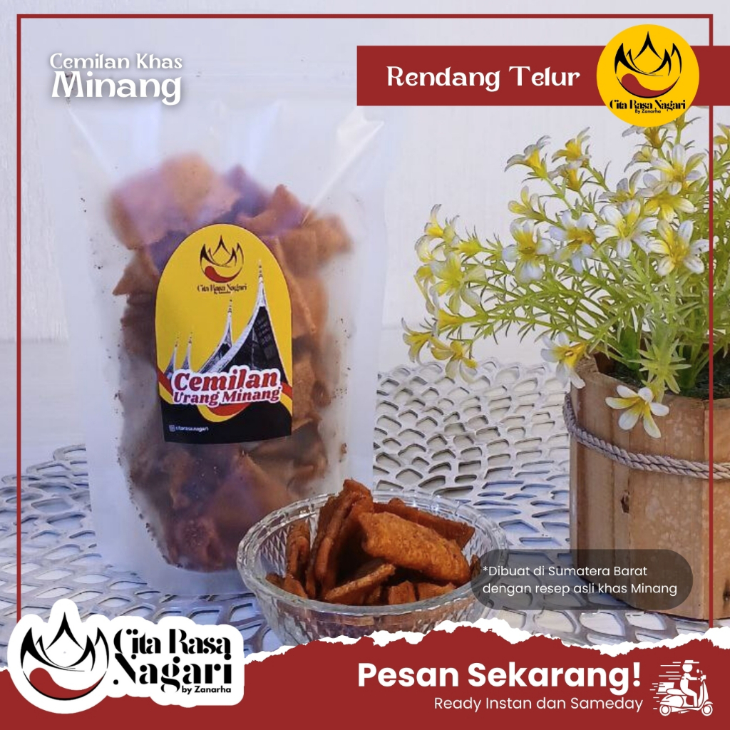 Jual Rendang Telur 150 gr Cemilan Khas Minang Oleh-Oleh khas Padang ...