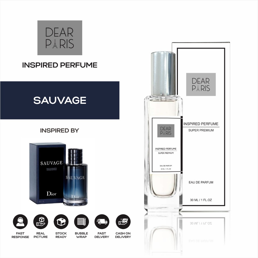 Jual Parfum Dear Paris Inspired Sauvage 30 ML | Shopee Indonesia