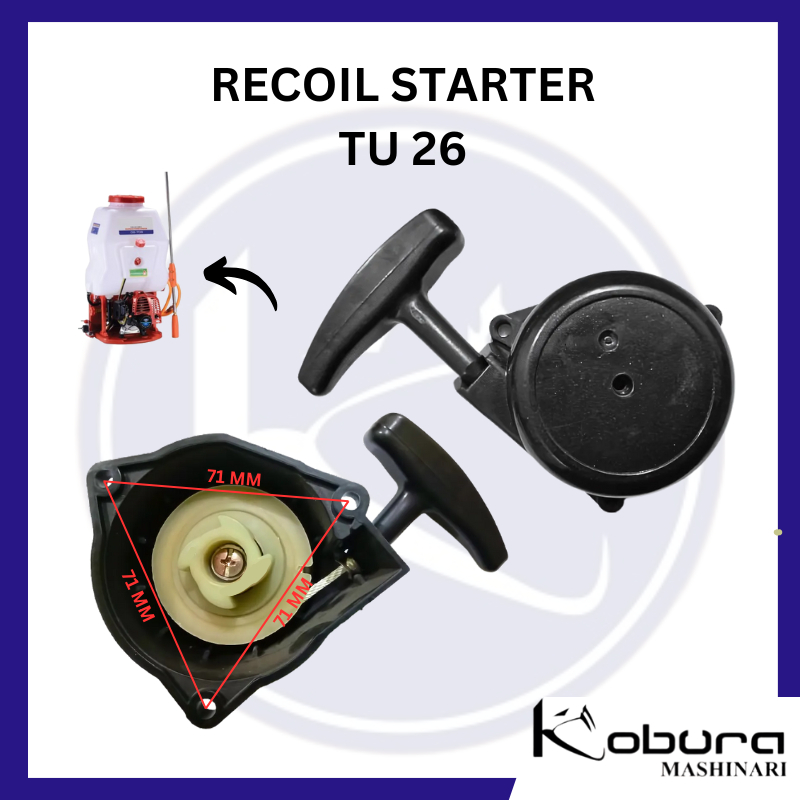 Jual Recoil Starter TU 26 Untuk Mesin Semprotan Pestisida Kap Engkol Tarikan Mesin Semprot Hama ...