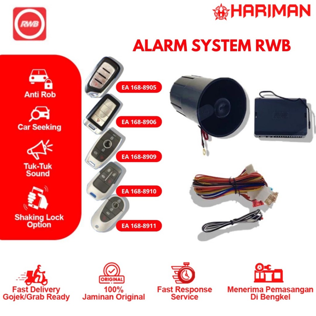 Jual Alarm Mobil Car System RWB Original Series Support Android ...