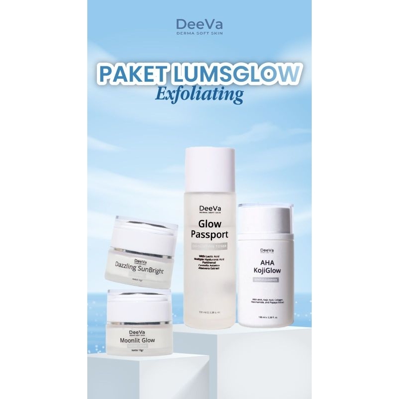 Jual DEEVA Paket Exfoliasi Glow / Deeva acne 1/ Deeva glowing 3 / deeva ...