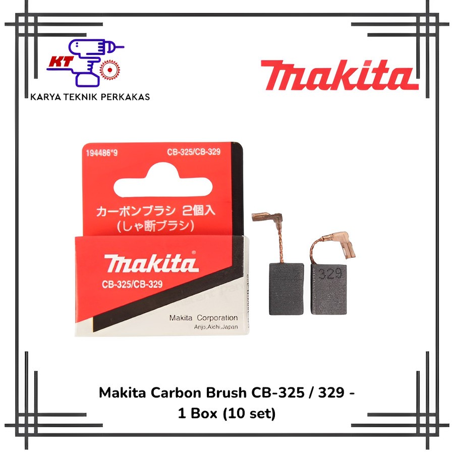 Jual Makita 195002-0 Carbon Brush CB-325 / 329 - 1 SET | Shopee Indonesia