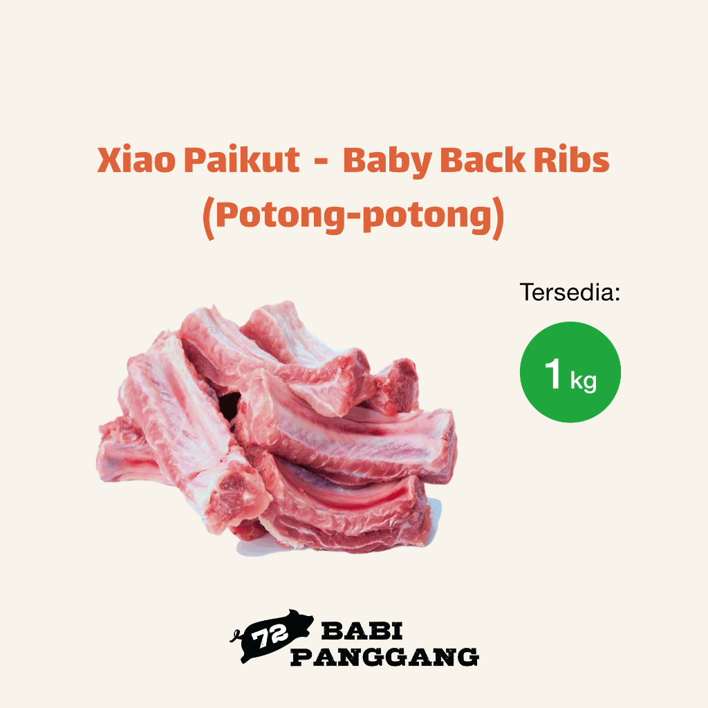 Jual Xiao Paikut Potong-potong / Back Ribs BBQ / Iga Babi Besar Potong ...