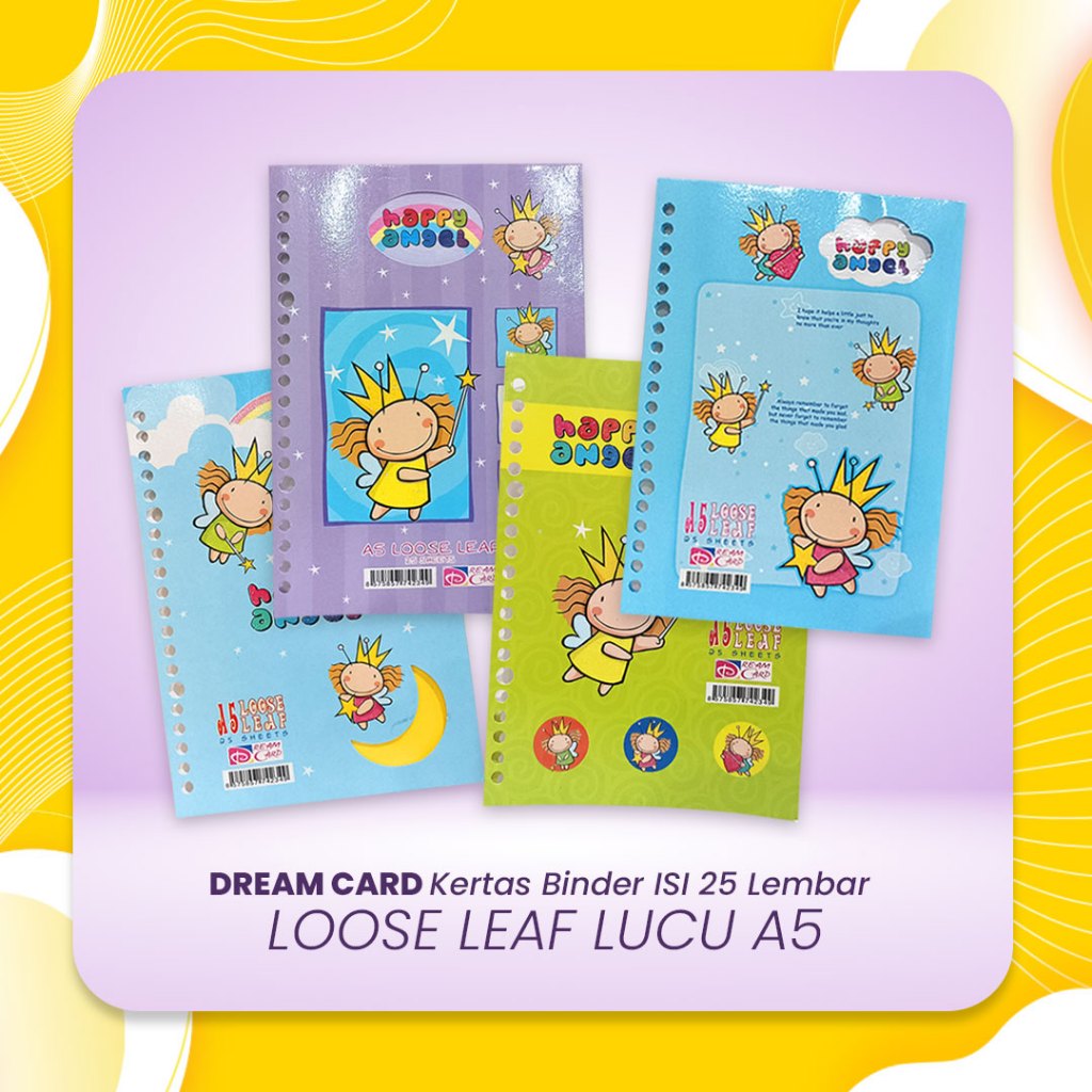 Jual Isi Binder Lucu A5 / Loose Leaf Excusive BAMBI isi 25 Lembar ...