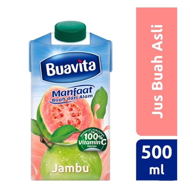 Jual Buavita Jus Buah Asli Rasa Jambu 500ml | Shopee Indonesia
