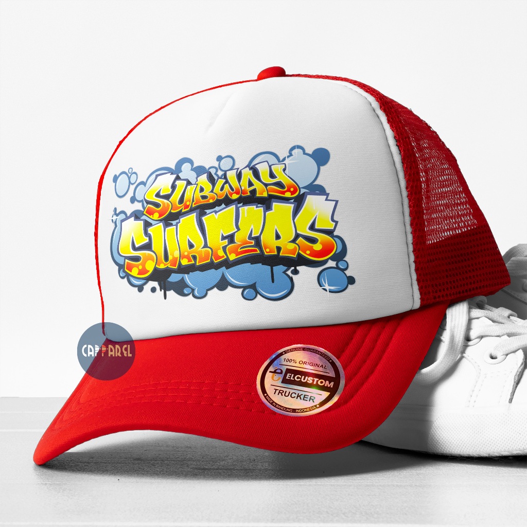 Jual Topi Subway Surfers /Topi Games Anime Kartun /Topi Trucker Jaring ...