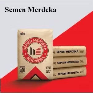Jual Semen Merdeka Portland Komposit Sak 40 KG | Shopee Indonesia