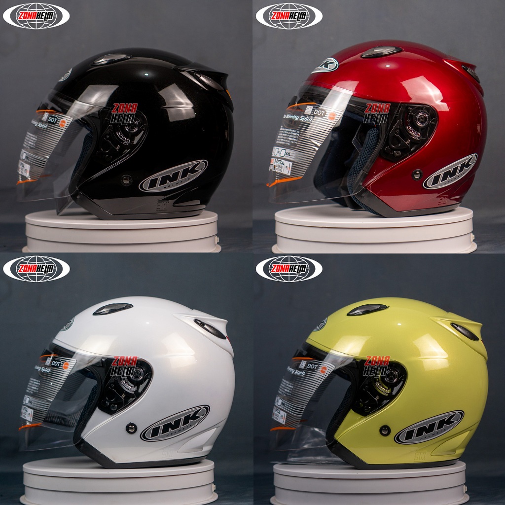 Jual HELM INK CENTRO HALF FACE ORGINAL SNI DOT | Shopee Indonesia