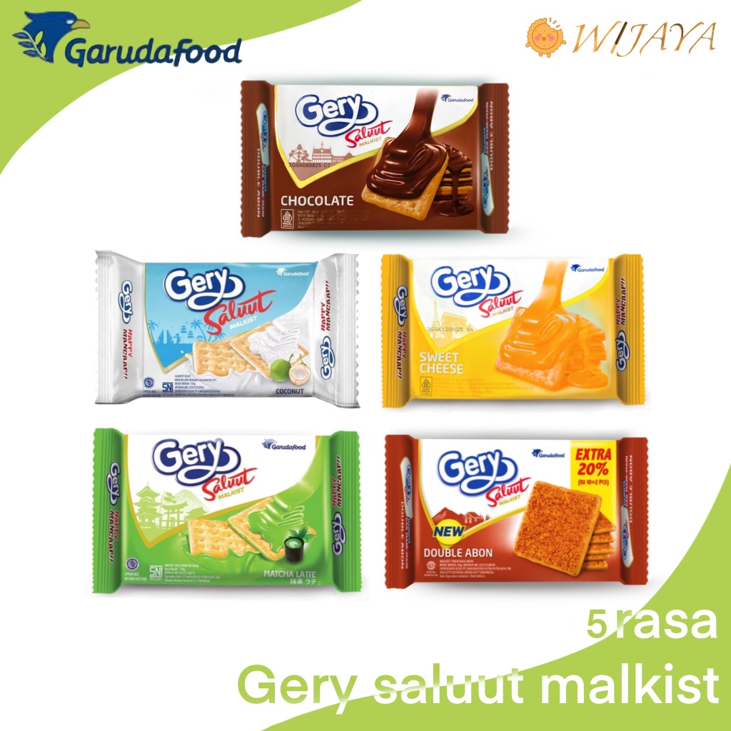 Jual Gery Saluut Malkist Chocolate Coklat | Sweet Cheese Keju | Abon ...