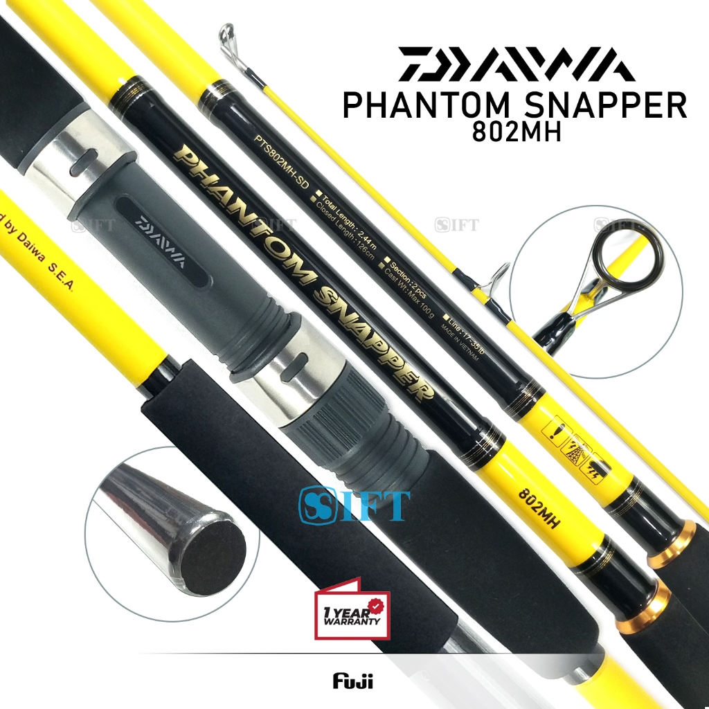 Jual Joran Popping DAIWA PHANTOM SNAPPER PTS 22 | Full Fuji | Surf Casting [2022] Resmi IFT ...