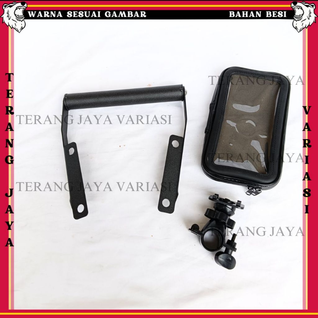 Jual PAKET BRACKET HOLDER HP ALUMUNIUM HONDA CB150X CB X HOLDER ...
