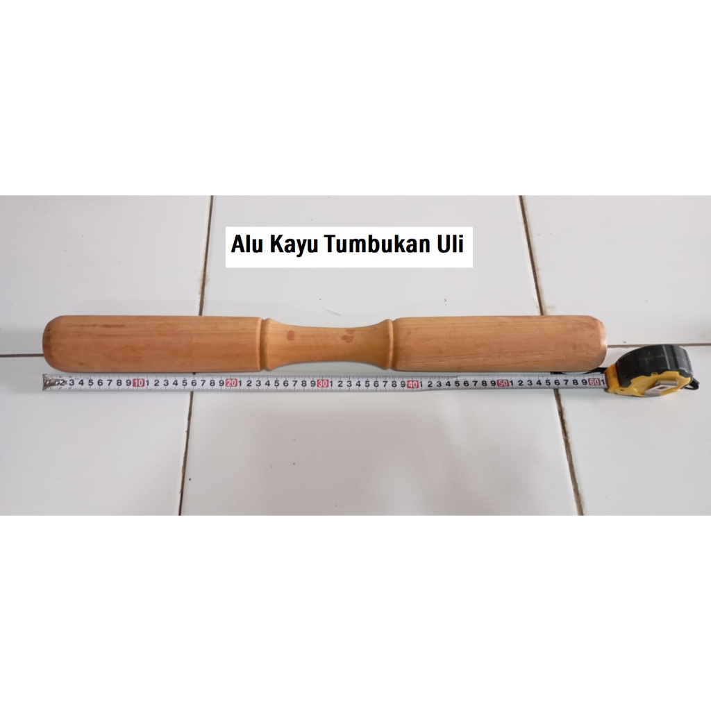 Jual Tumbukan Uli 60cm | Alu Kayu Tumbukan Kayu Lesung Lumpang Panjang ...