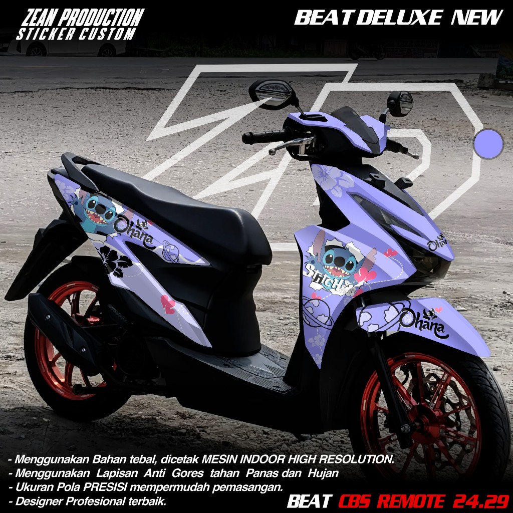 Jual (PROMO COD) TERBARU Decal Sticker Full body Honda Beat CBS STREET ...