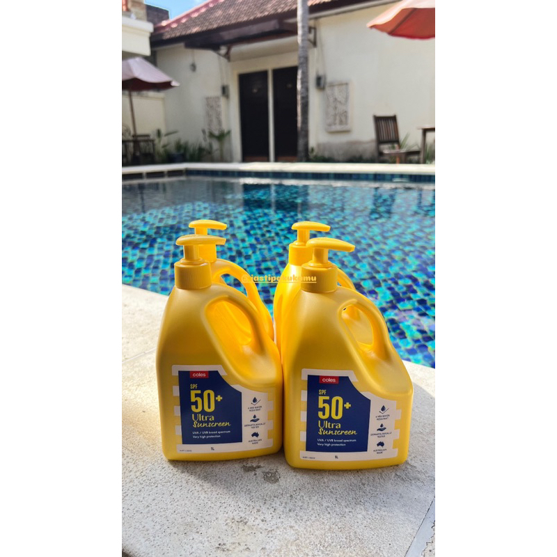 Jual Coles Ultra Sunscreen SPF 50+ 1L | Shopee Indonesia
