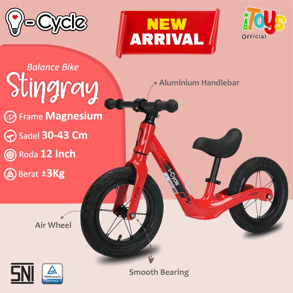 Jual Balance Bike ICYCLE Stingray (PH-1903) | Push Bike | Sepeda ...