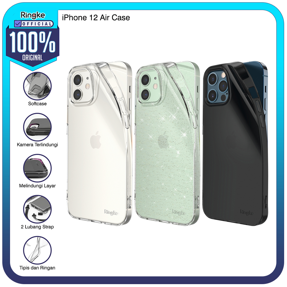 Jual Ringke iPhone 12 mini / 12 / 12Pro /12 Pro Max Air Softcase Anti ...