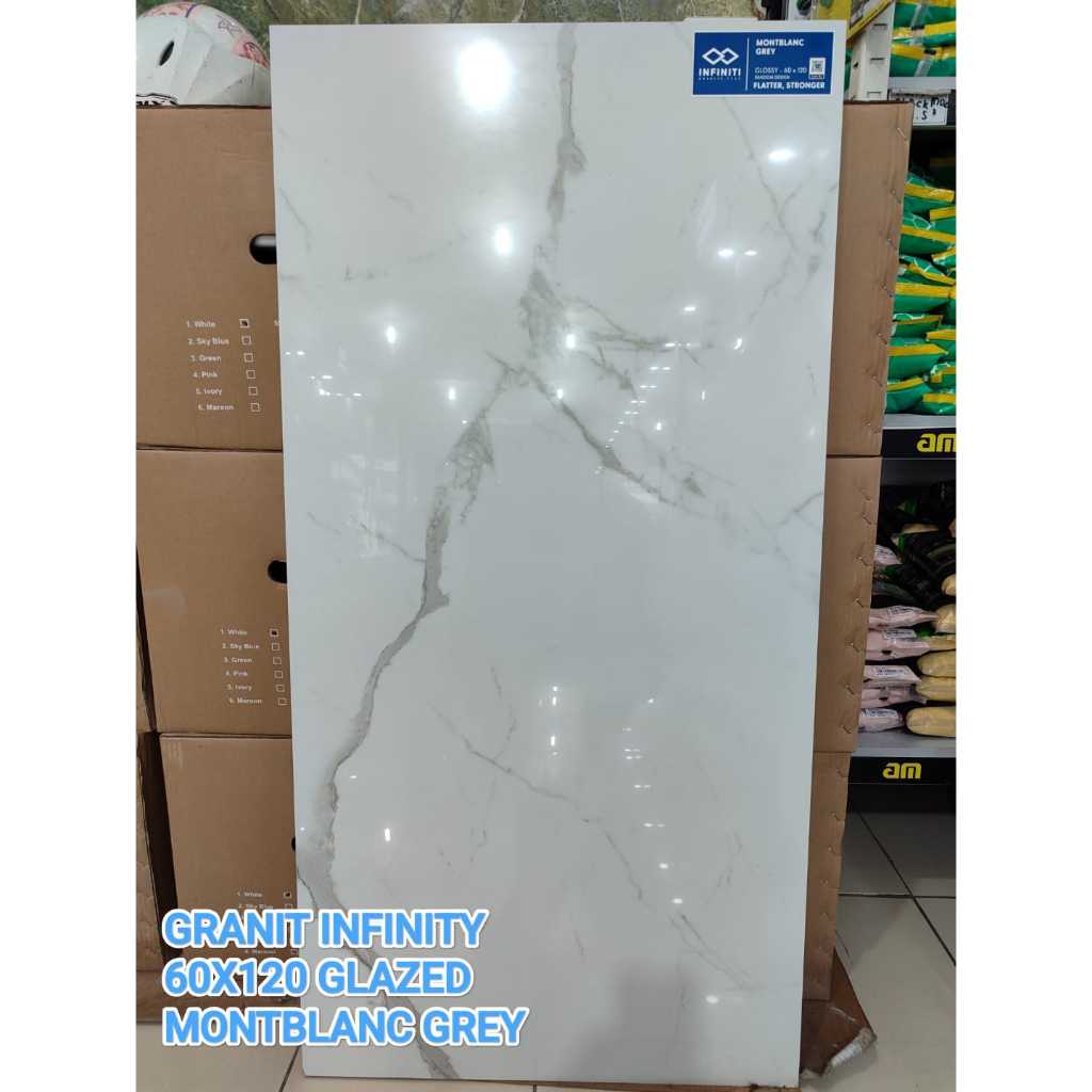 Jual Granit Infinity Montblanc Grey 60x120 - Kilat Glazed Glass ...